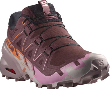 Salomon Speedcross 6 Trail Running Shoes Women s Black Biscay Green Fiery 5.5