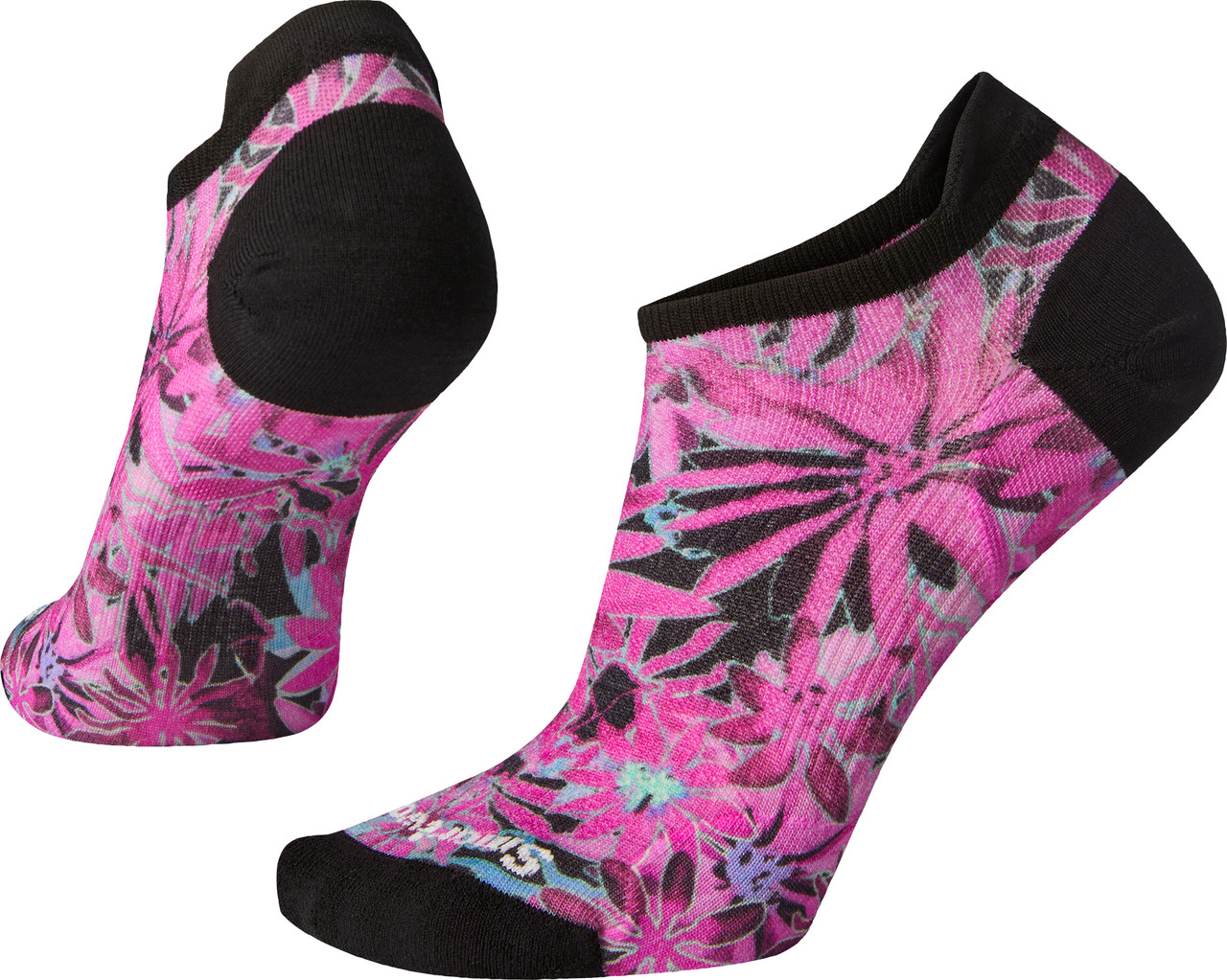 Smartwool PhD Cycle Ultra Light Dazed Daisy Print Micro Socks - Women's ...