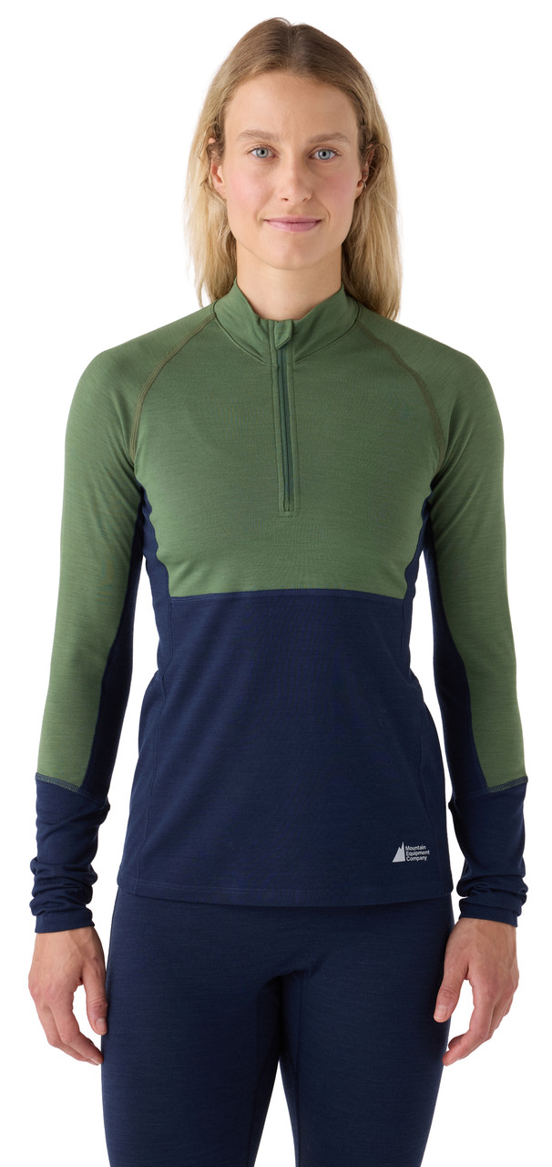 MEC T2 Merino Base Layer 1/4 Zip Long Sleeve Top - Women's | MEC