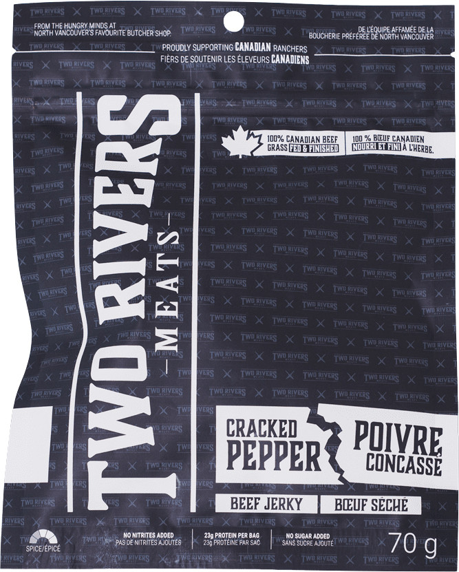 Two Rivers Cracked Pepper Beef Jerky | MEC