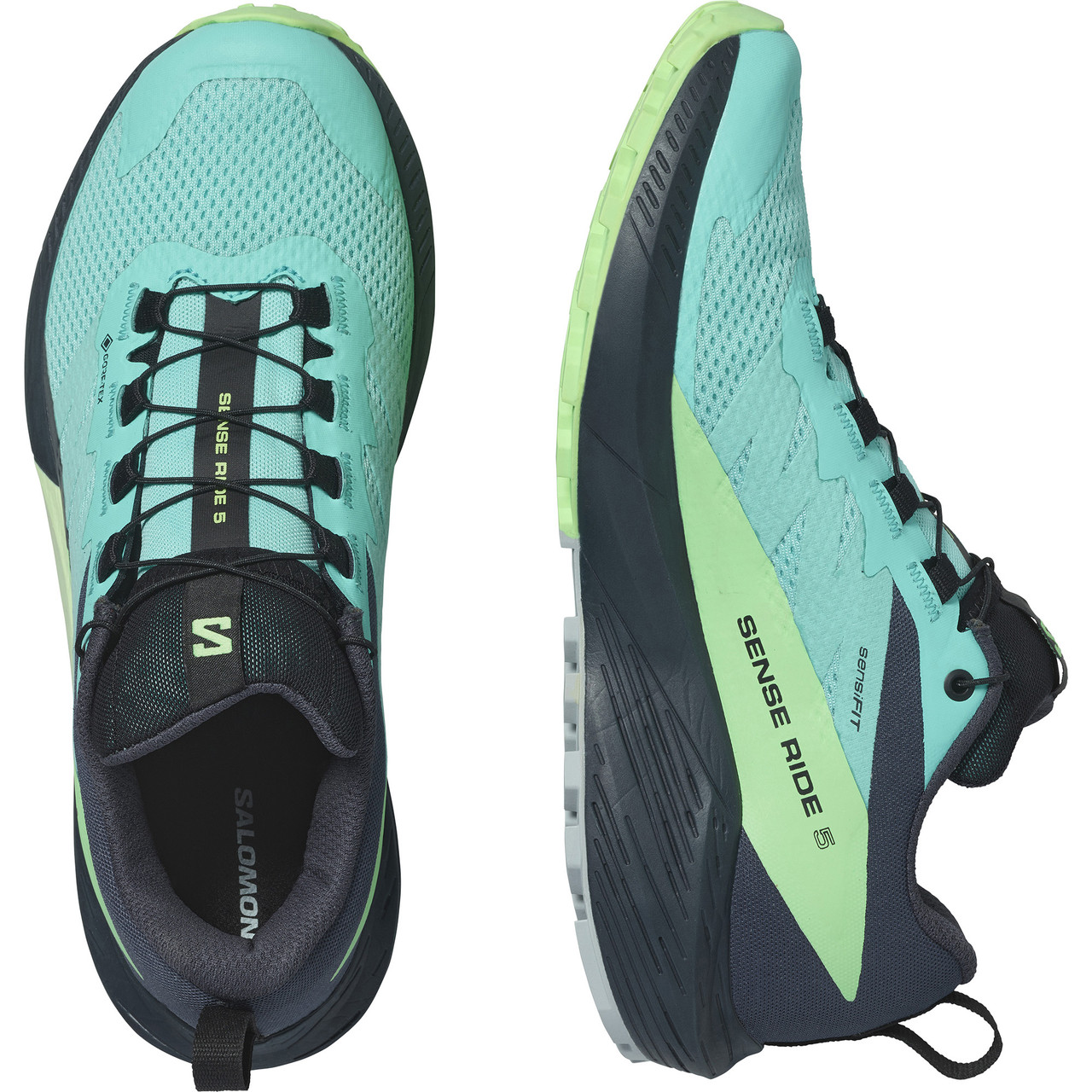 Salomon Sense Ride 5 Gore Tex Trail Running Shoes Women s MEC