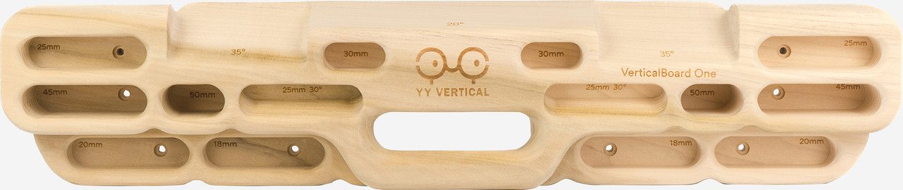 YY Vertical Vertical Board One Wood Hangboard | MEC