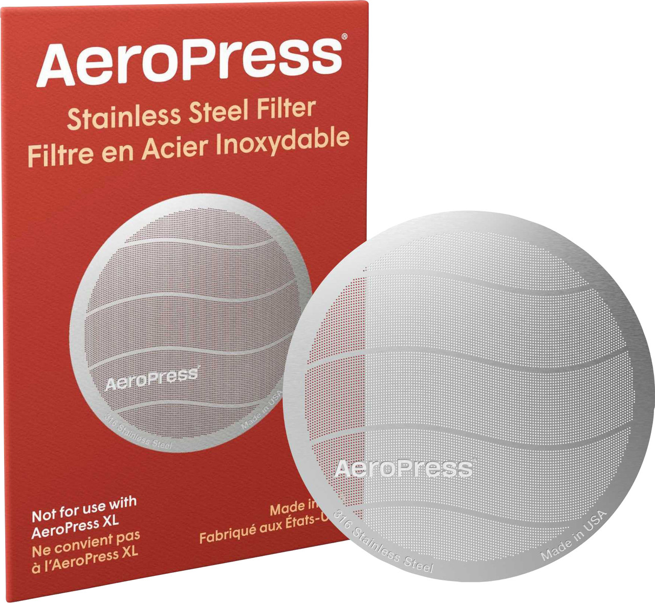 Aeropress Stainless Steel Reusable Filter | MEC