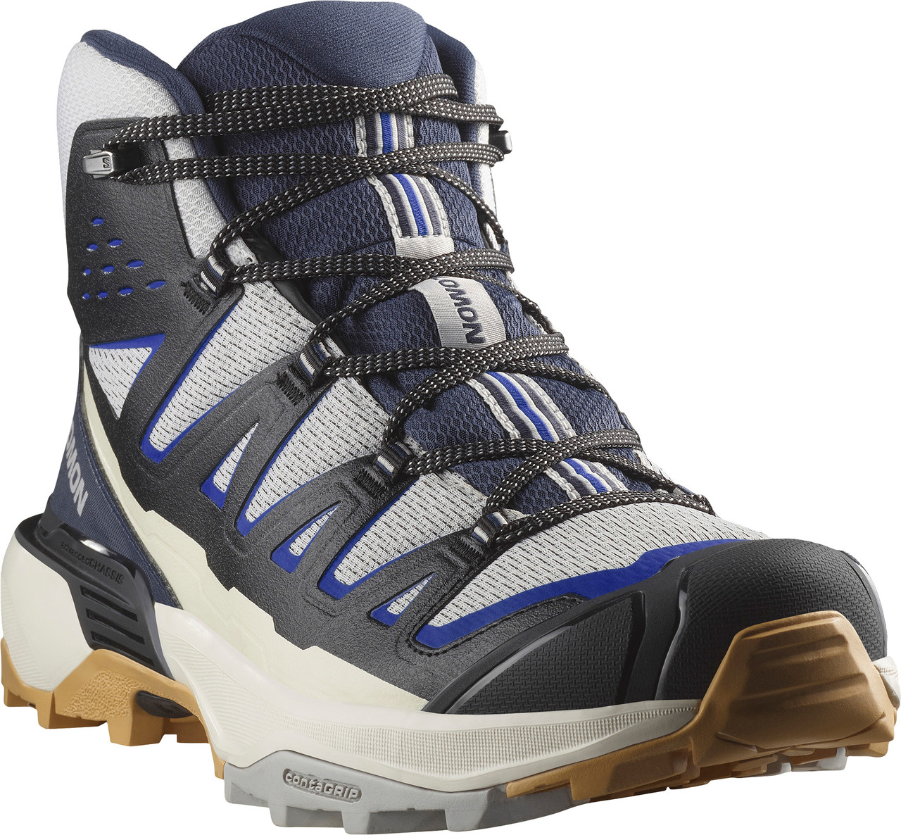 Salomon X Ultra 360 Edge Mid GORE TEX Hiking Shoes Men s 8.5 Gray Violet Black Surf The Web
