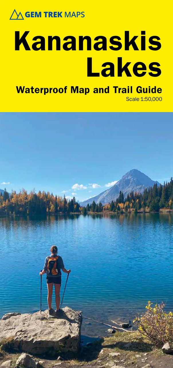 Gem Trek Publishing Kananaskis Lakes Map 8th Edition | MEC