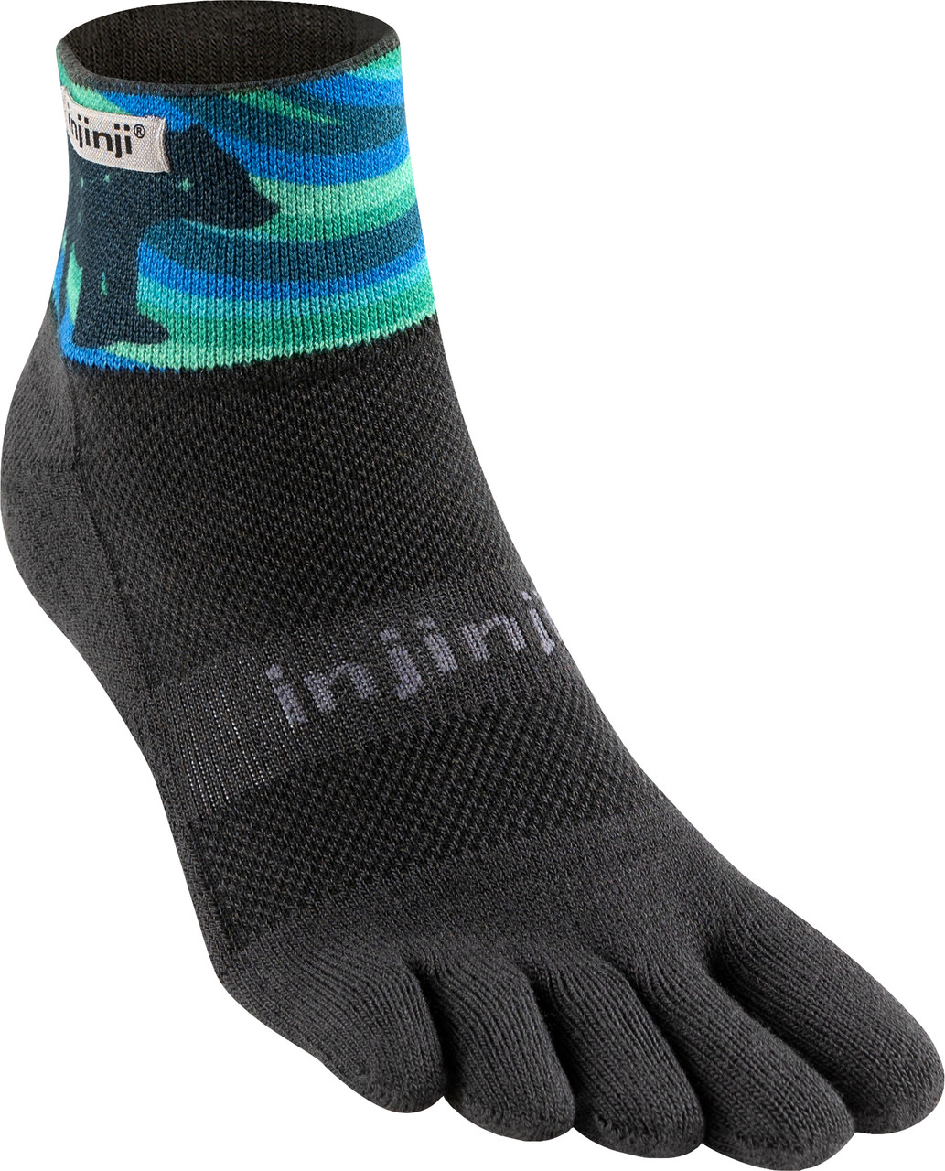 Injinji Alaska Artist Designed Mini Crew Run Socks | MEC
