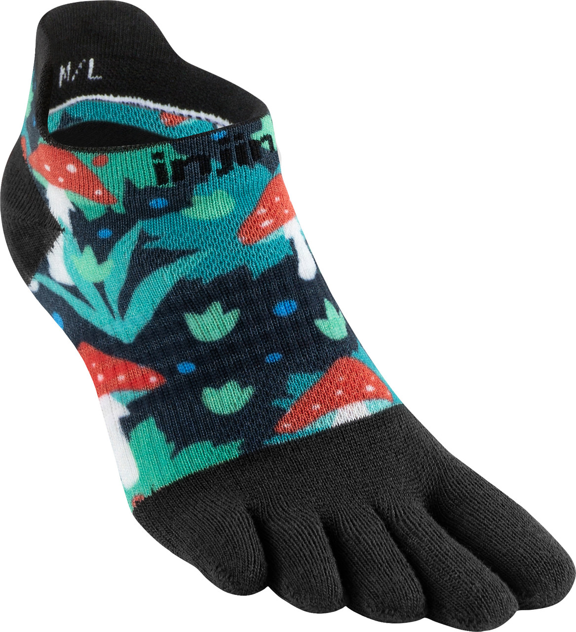 Injinji Alaska Artist Designed No Show Run Socks - Women's | MEC