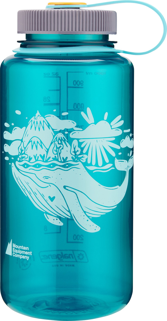 MEC Graphic Nalgene Sustain Wide Mouth Bottle 1L | MEC