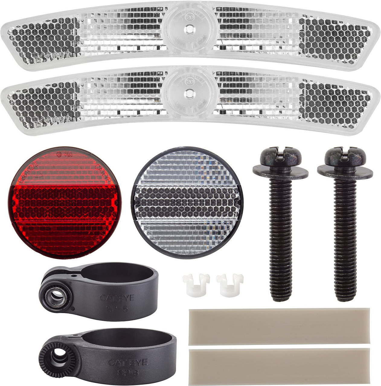 Cat Eye Reflector Kit With Brackets | MEC