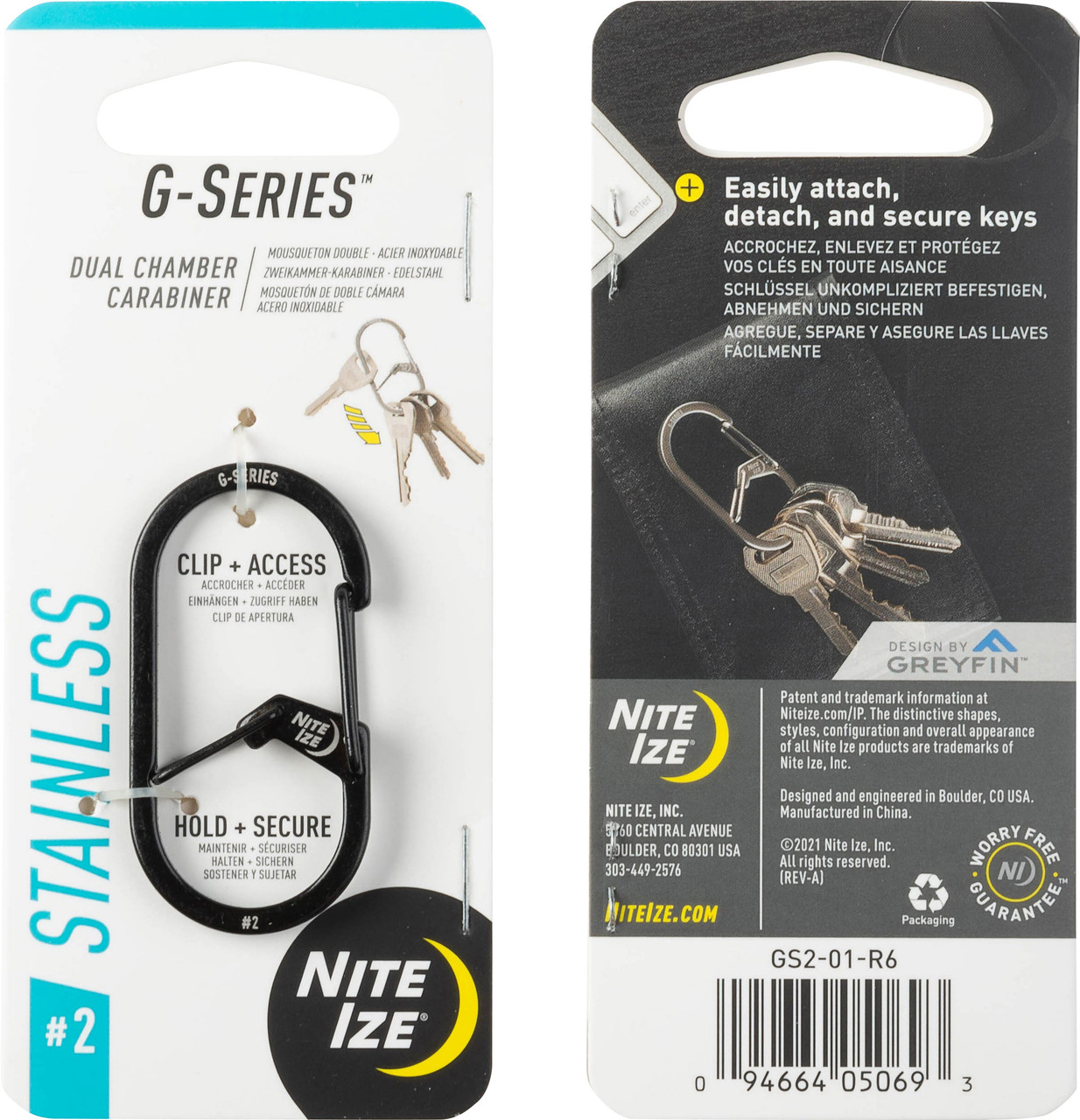 Nite Ize G-Series Dual Chamber Carabiner 2 | MEC