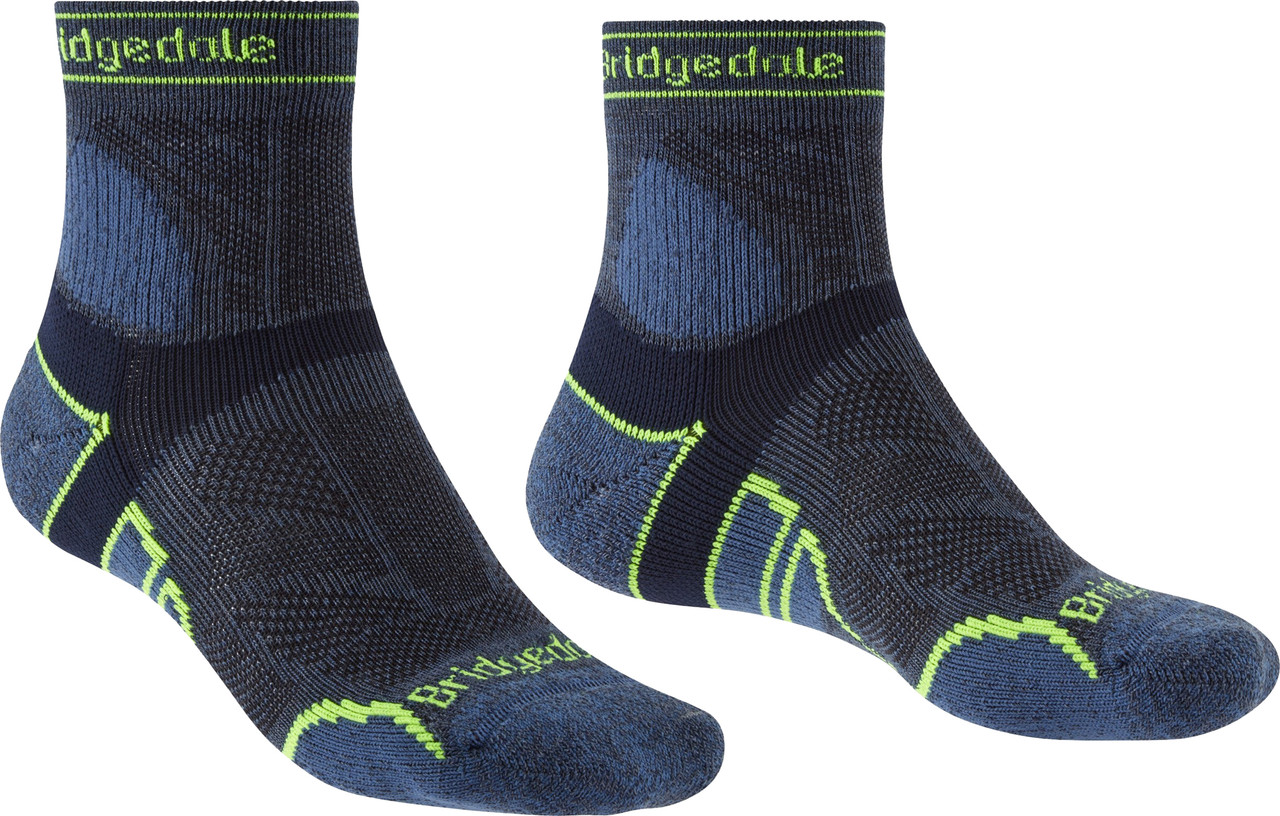 Bridgedale Trail Run Lightweight T2 Merino Sport 3/4 Crew Socks - Men's ...