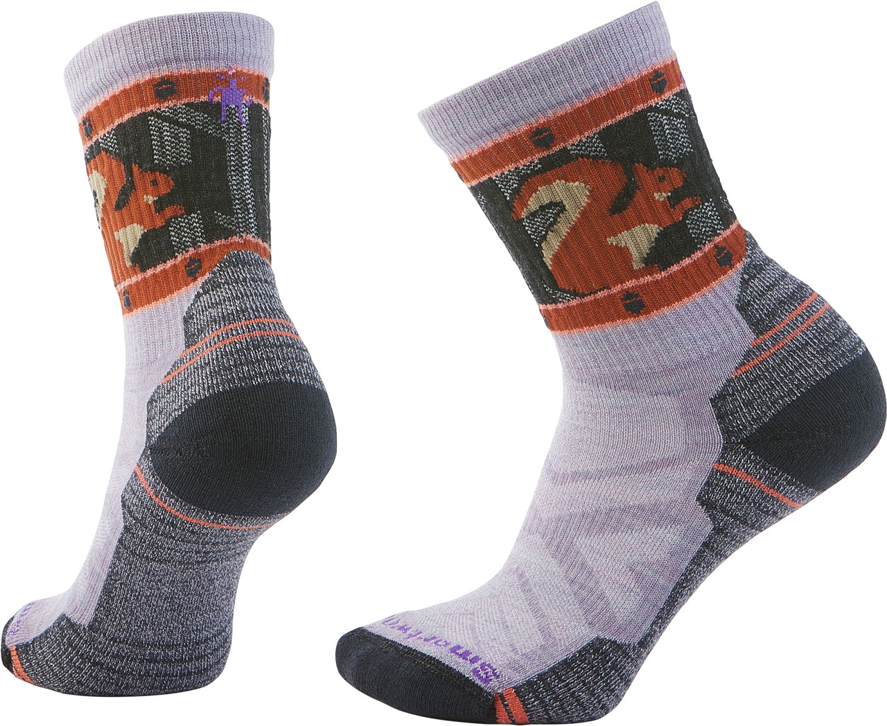 Smartwool Hike Light Cushion Squirrely Crew Socks - Women's | MEC