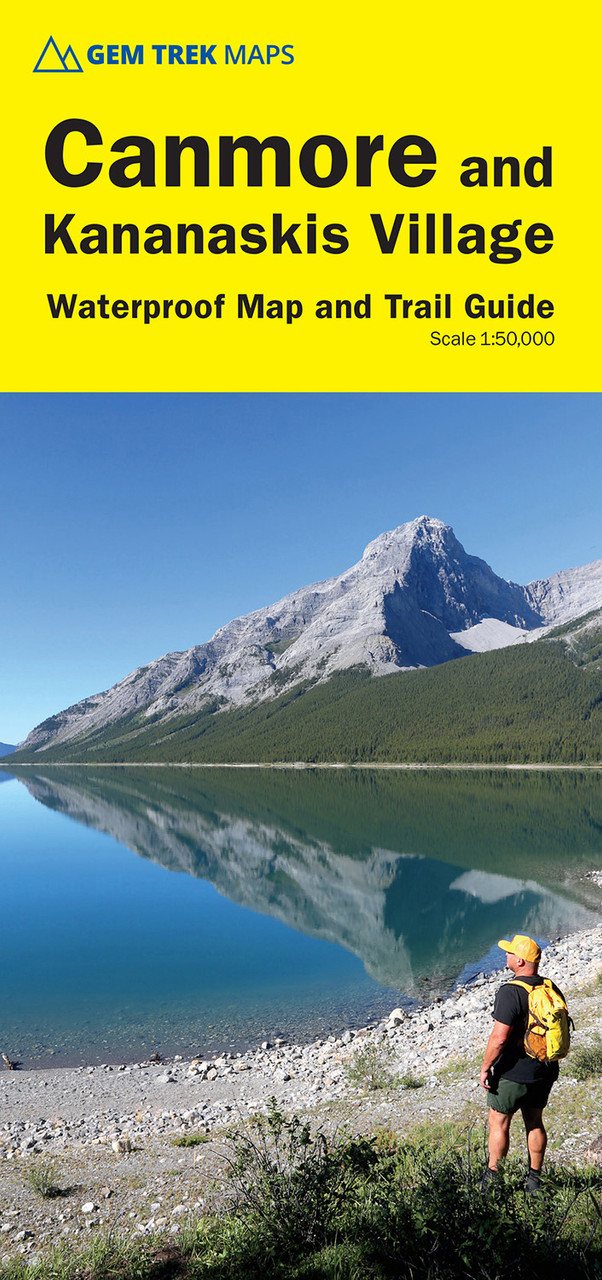 Gem Trek Publishing Canmore and Kananaskis Village Map 8th edition | MEC