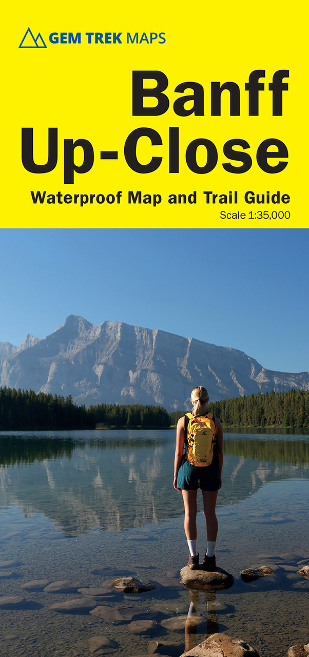 Gem Trek Publishing Banff Up-Close Map 4th edition | MEC