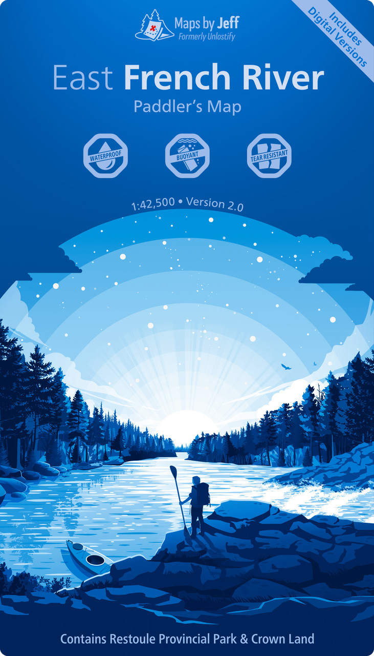 Jeff's Map East French River Padder's Map | MEC