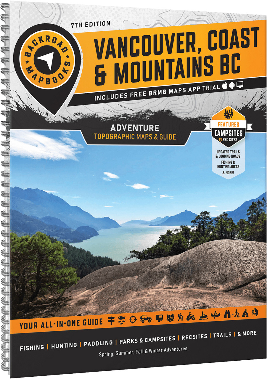 Backroad Mapbooks Vancouver, Coast and Mountains BC Backroad Mapbook | MEC