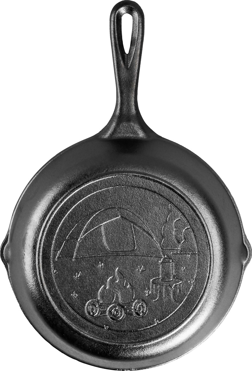 Lodge Wanderlust 8in Cast Iron Tent Skillet | MEC