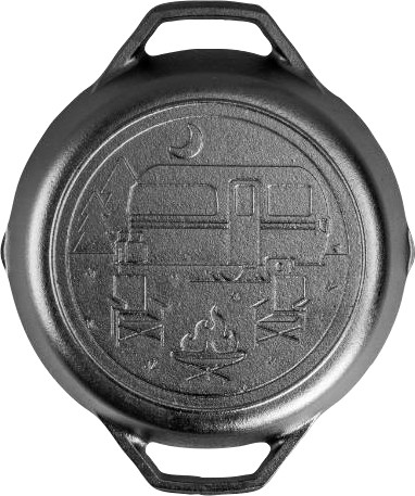 Lodge Wanderlust 10.25in Cast Iron Dual Handle Camper Pan | MEC