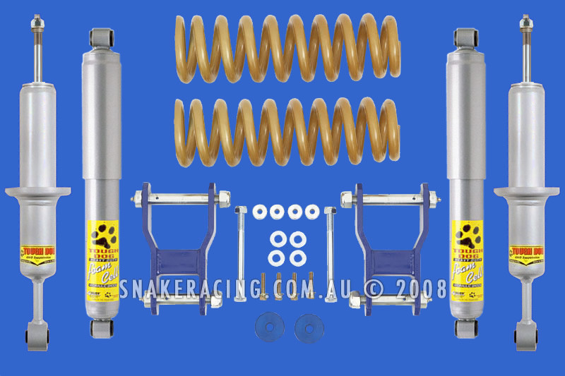 2005-15 Hilux 75mm X Flex Suspension Lift Kit - Snake Racing
