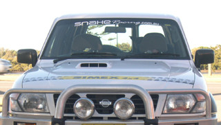 Snake Racing Window Sticker - Snake Racing