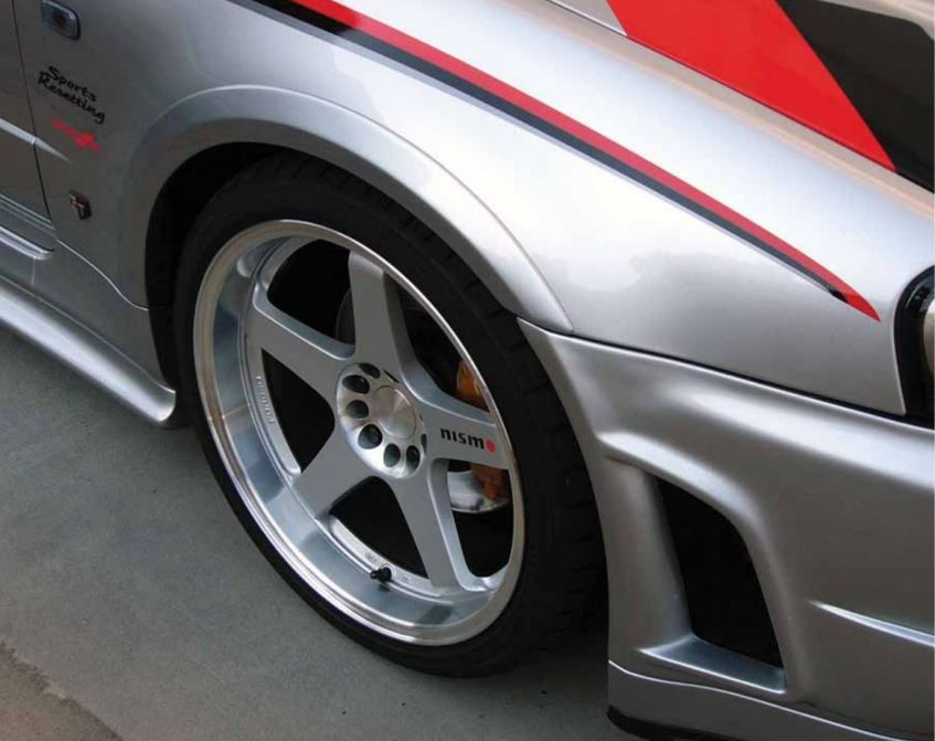 Nismo Fender Cover Set - BNR34 Nissan Skyline GT-R - 63000-RNR45