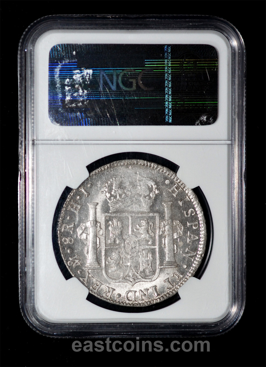 NGC MS61 1810 Mo-HJ Mexico Ferdinand VII silver 8 Reales