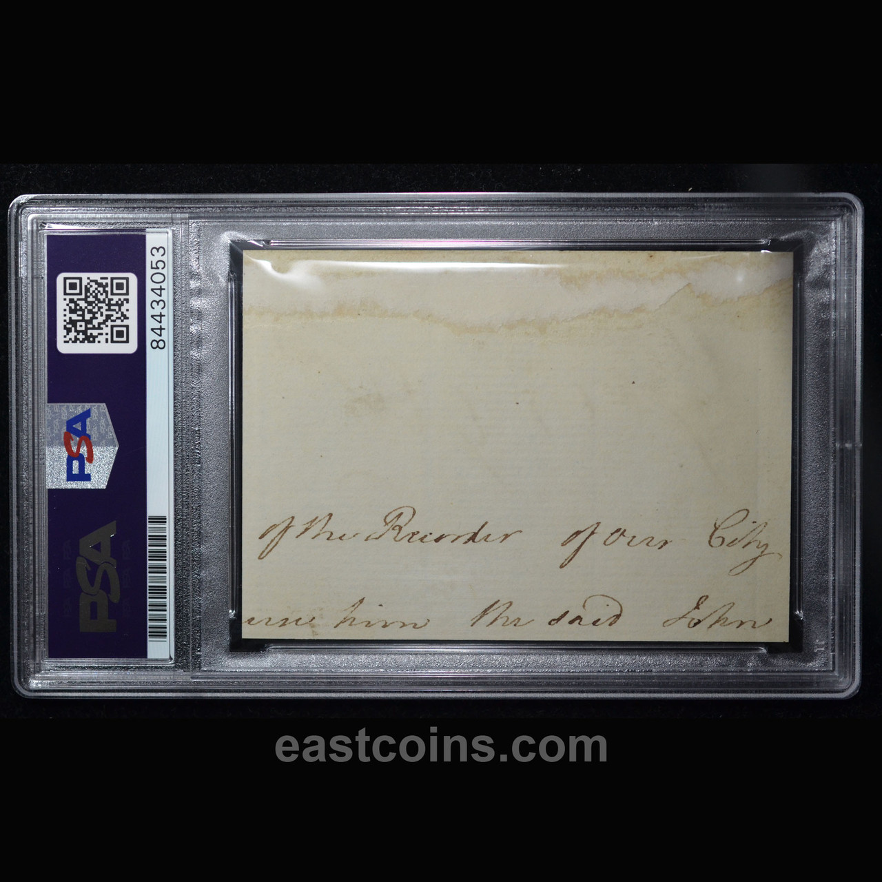 PSA/DNA certified KING GEORGE III (1738-1820) autograph cut | - Signed