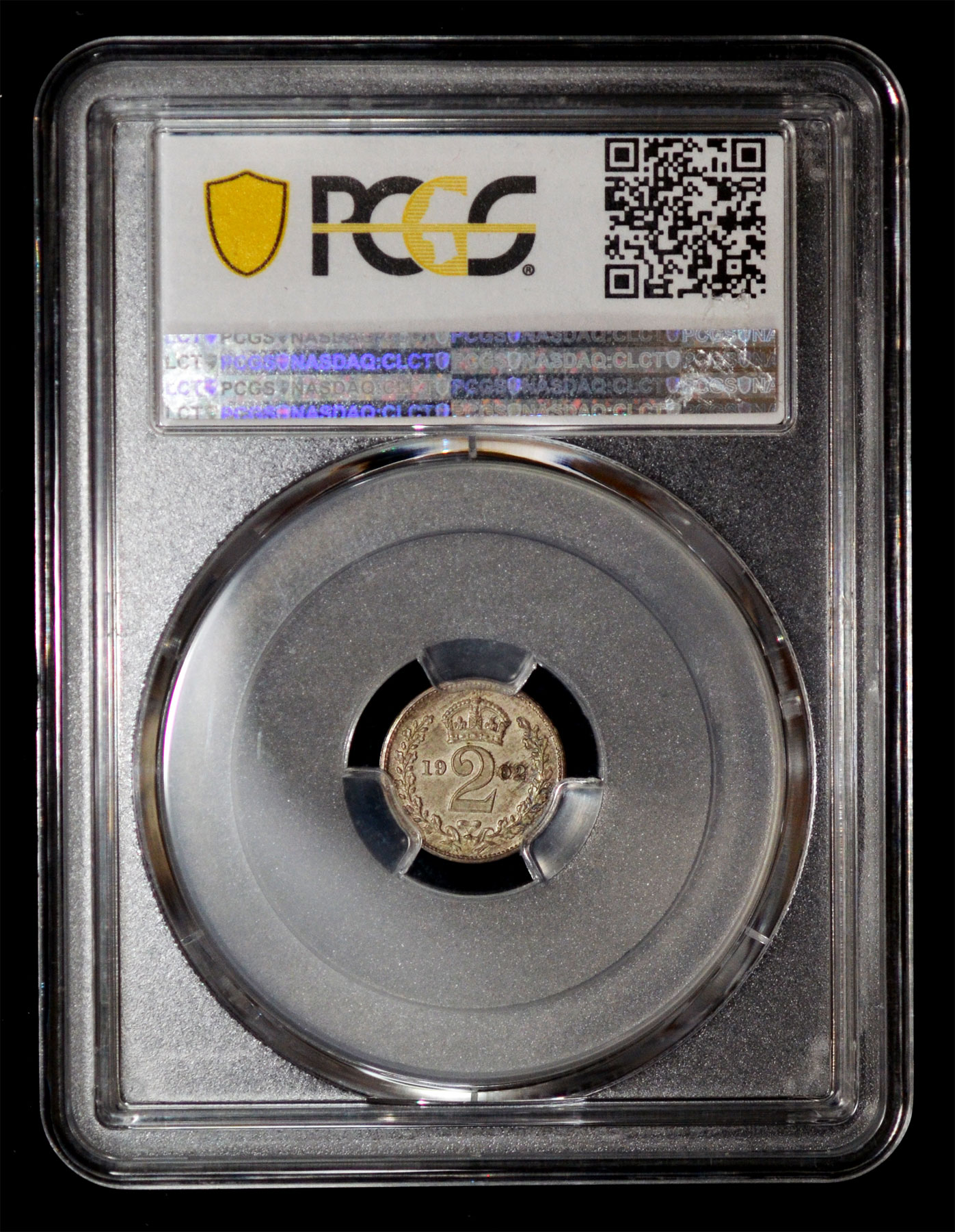 PCGS PR63 1902 Great Britain Silver 2 Pence Maundy Proof - Toned!!!