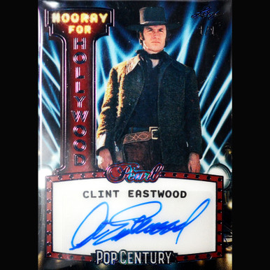PSA Certified 2024 Leaf Pop Century Clint Eastwood 1/1 Auto Hooray ...