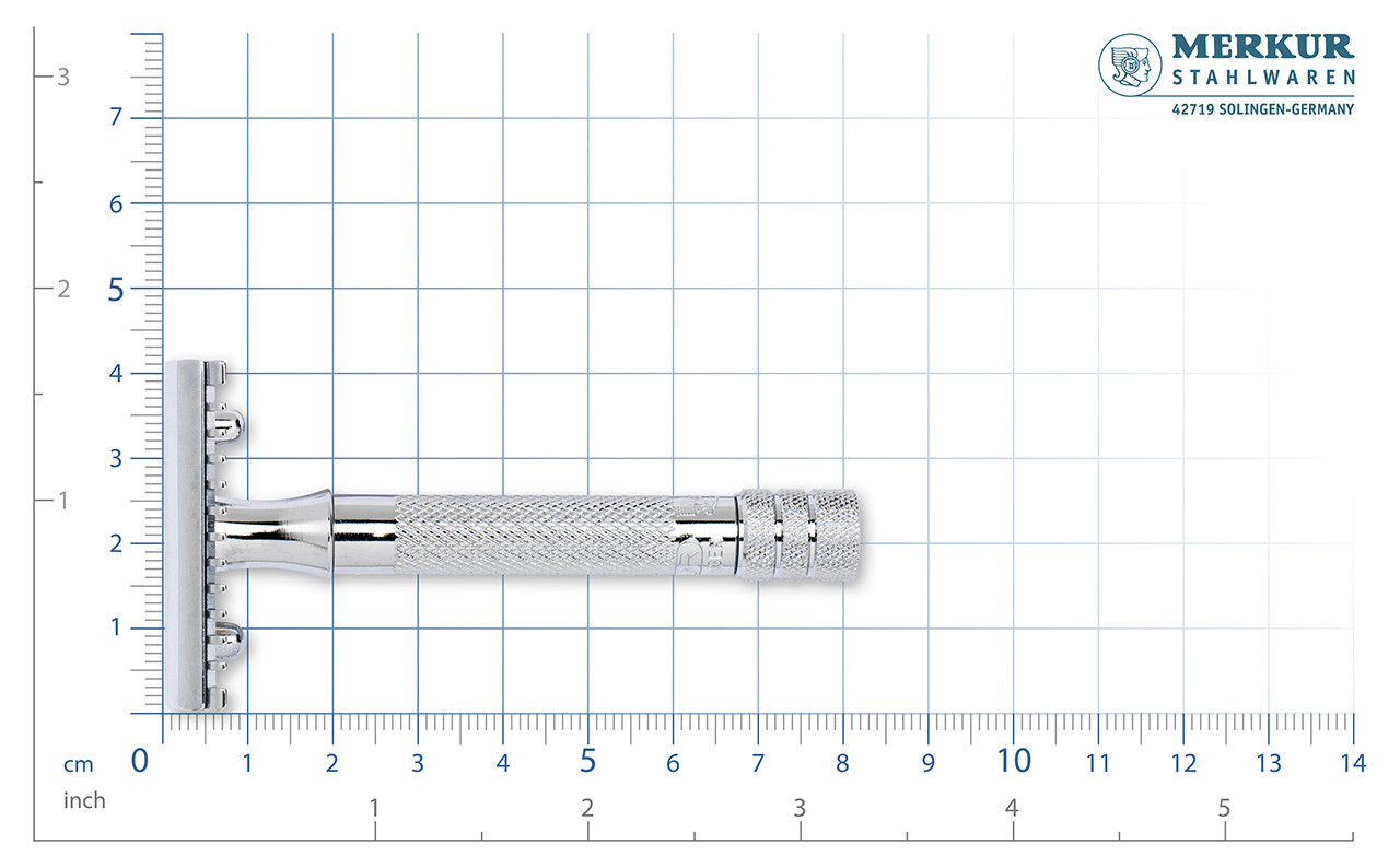 Merkur - DE Safety Razor 15C, Straight Guard, German (9015001)