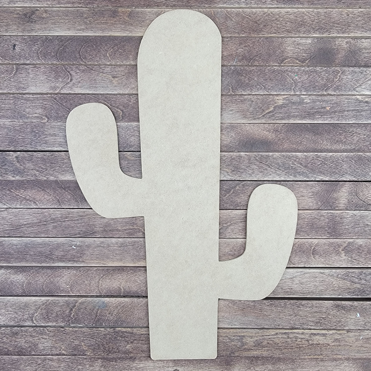 Craft Supplies & Tools Do It Yourself Desert Plant Shape MDF Large ...
