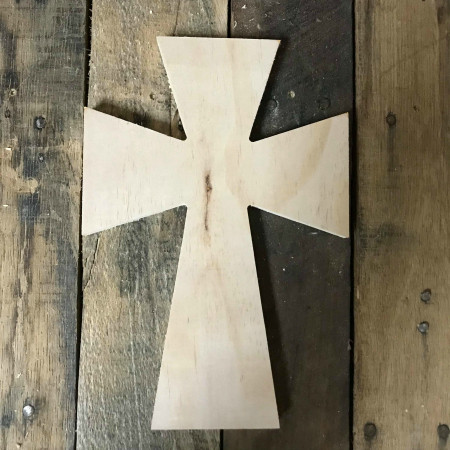 Unfinished Wooden Cross Paintable Wall Hanging Stackable Cross DIY ...