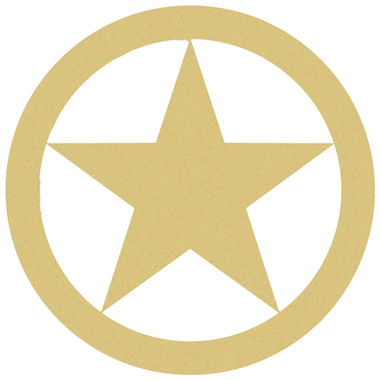 Texas Star Unfinished Cutout, Wooden Shape, Paintable Wooden MDF DIY ...