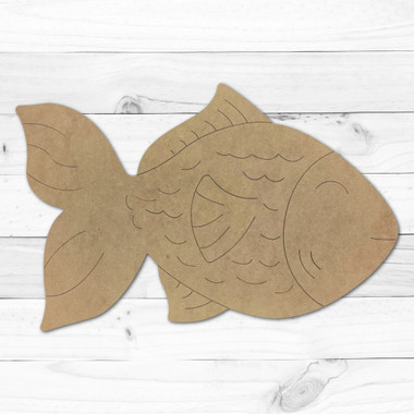 Fishy Fish, Kids Craft Shape, Unfinished Craft Shape ...