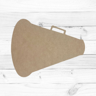 Mega Phone Unfinished Cutout, Wooden Shape, Paintable Wooden MDF DIY ...