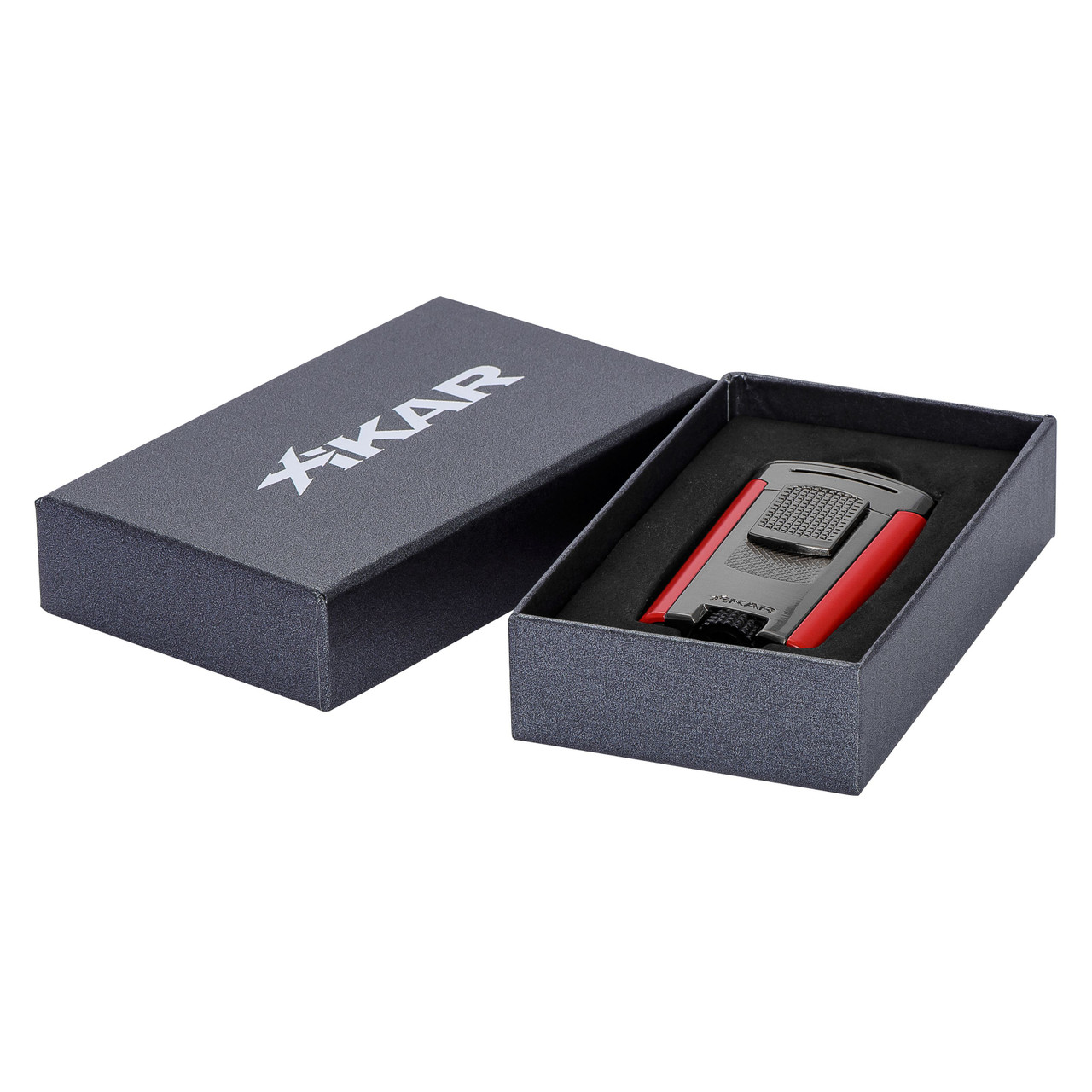 Astral Single Jet Lighter - Red - Cigar Hut