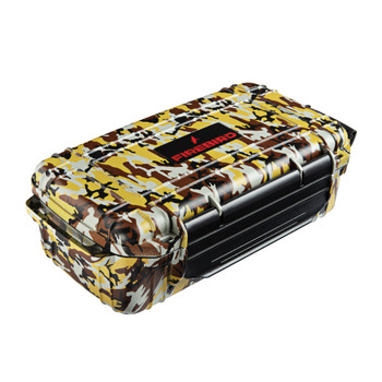 Firebird 10 Cigar Travel Case -Orange & Black Camo