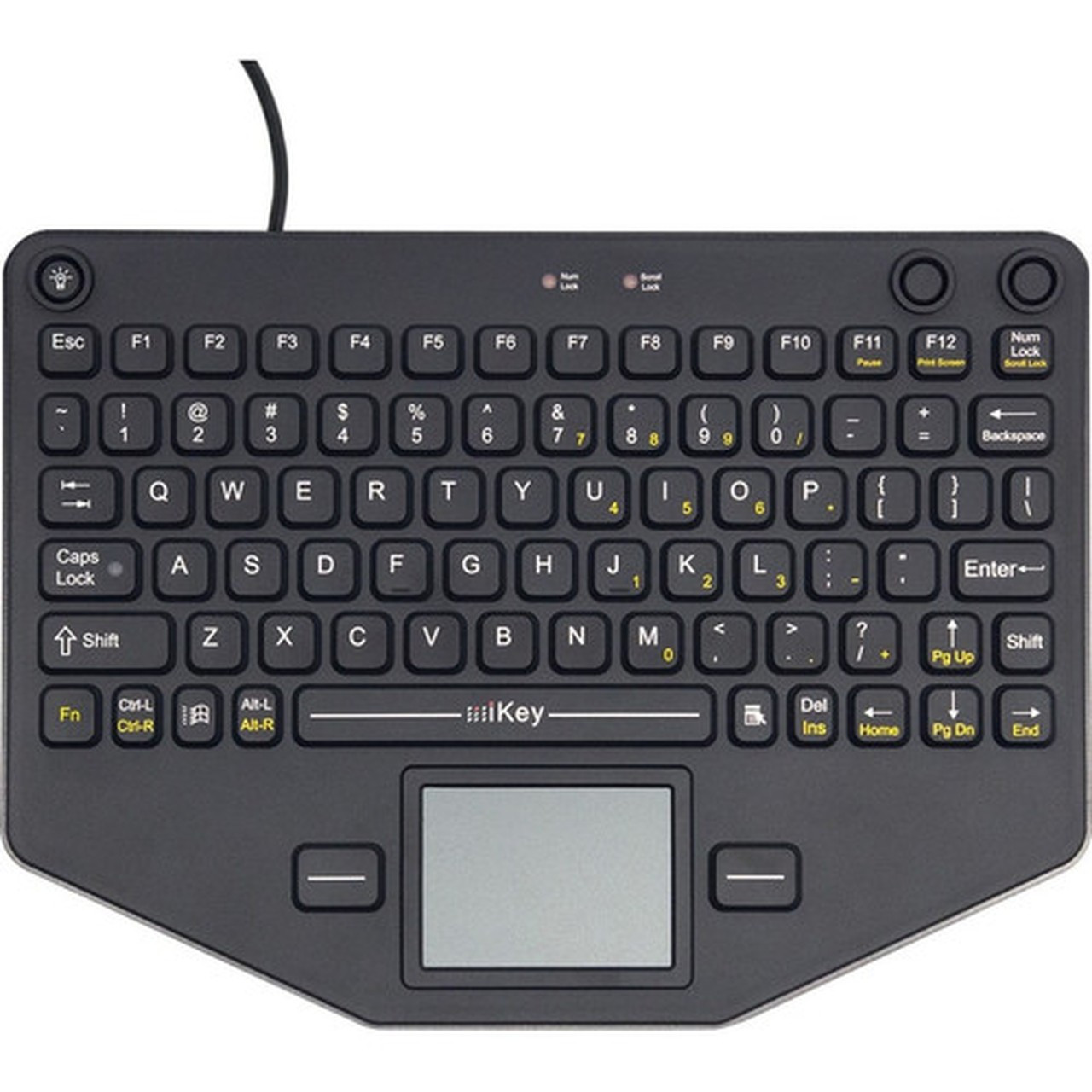 iKey Compact Mobile Keyboard with Touchpad Cable SL80TPUSB