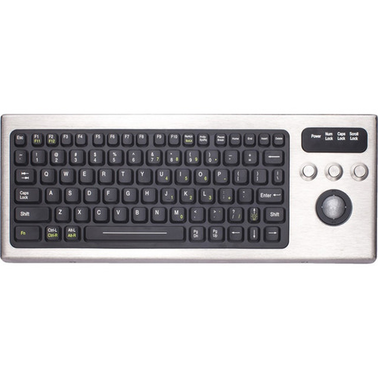 iKey Keyboard with Integrated Trackball - Cable - USB - - - (DBL-810-TB ...