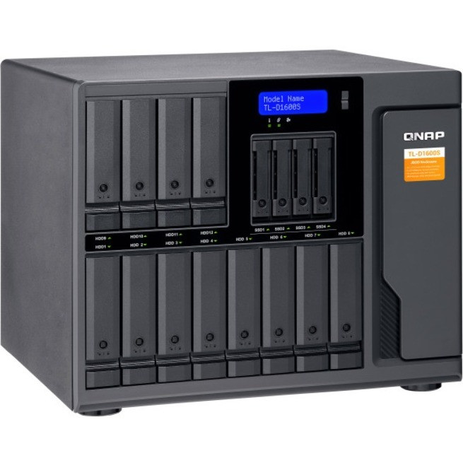 QNAP TL-D1600S Drive Enclosure SATA/600 - Mini-SAS Host - x (TL-D1600S-US)