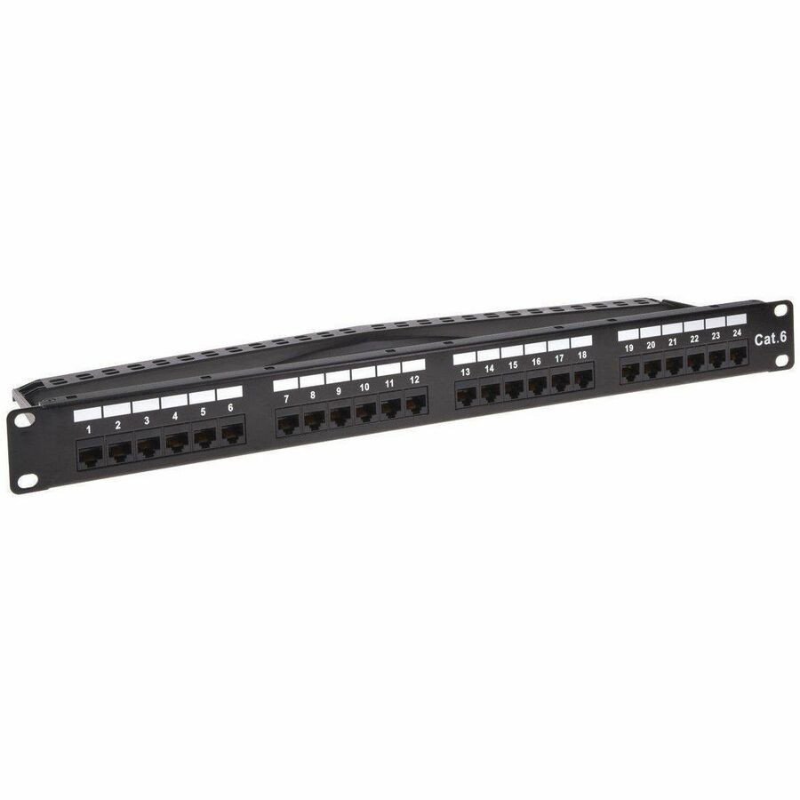 Monoprice Network Patch Panel - 24 Port(s) - 24 x RJ-45 - - (43540)