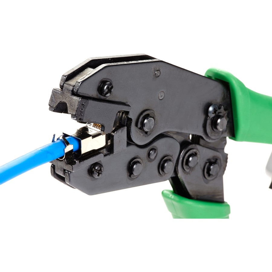 Black Box CAT6A RJ 45 Modular Plug Shielded 200 Pack - 200 (FMTP6AS-200PAK)