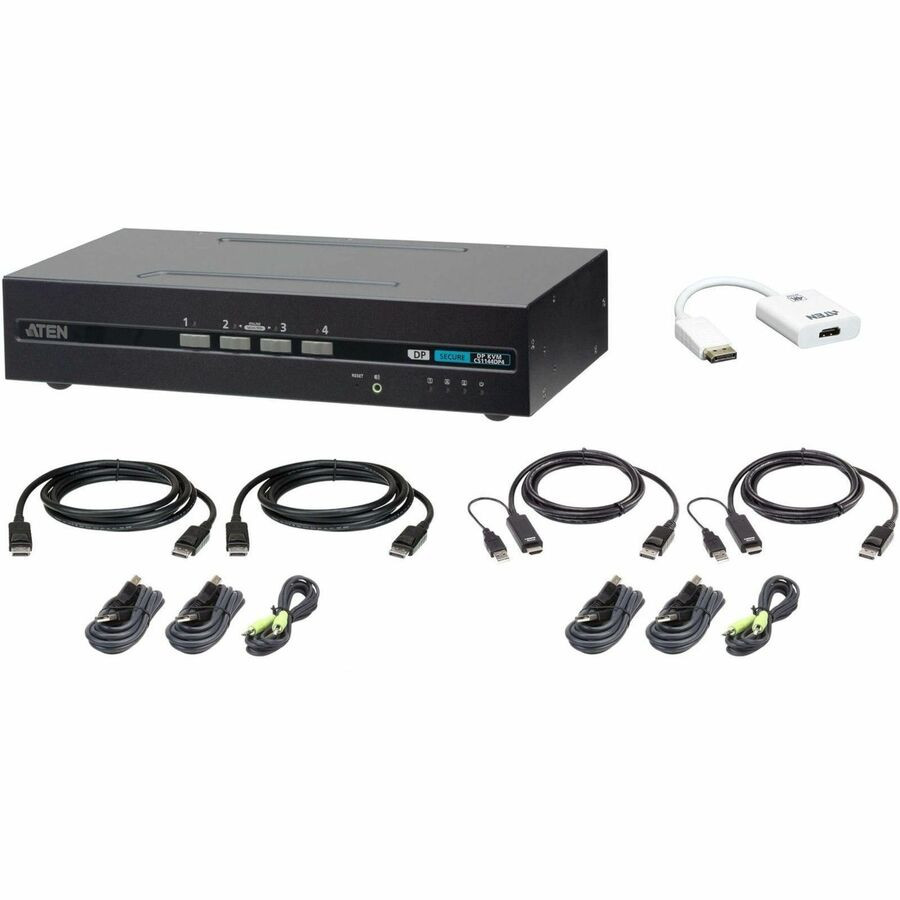 CS1144DP4UN Aten 4-Port USB DisplayPort HDMI Dual | FleetNetwork.ca