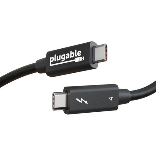 Plugable Thunderbolt 4 Data Transfer Cable 3.3 ft TBT4-40G1M