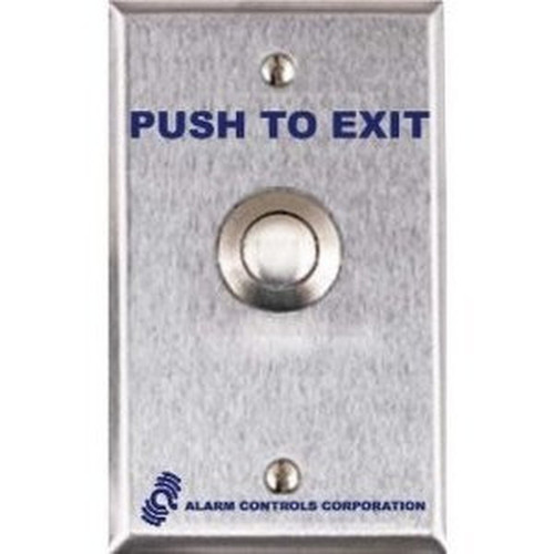 Alarm Controls TS-12 Push Button Single Gang TS-12NOSCREEN