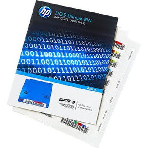 HPE LTO-5 Ultrium RW Bar Code Label 110 / Pack Q2011A
