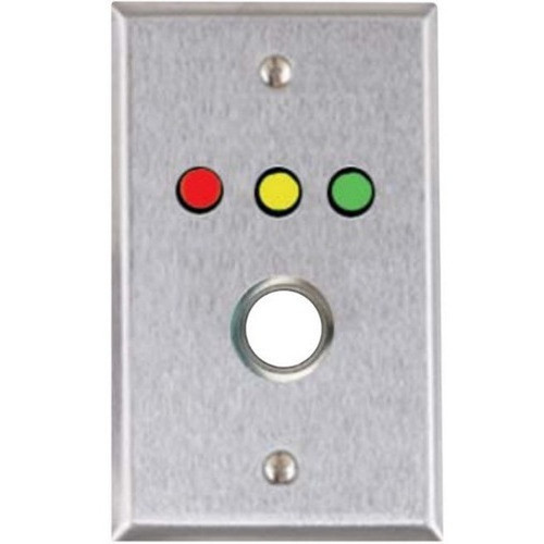 Alarm Controls RP-33 Faceplate - 1-gang - Satin Stainless (RP-33)