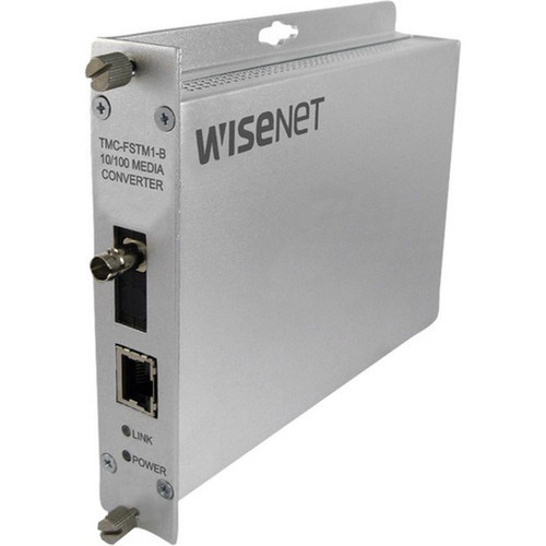 Wisenet TMC-F Transceiver Media Converter 1 TMC-FSTS1POEM-A