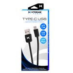 XTREME Type-C to Type-A Sync Charge Cable 4FT XCB2-1019-BLK