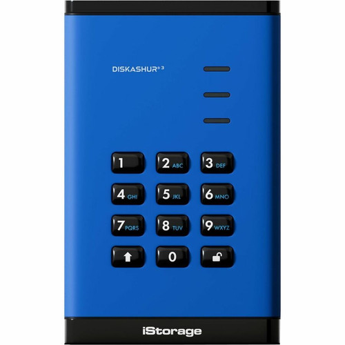iStorage diskAshur3 5 TB Portable Hard IS-DA3-256-5000-BE
